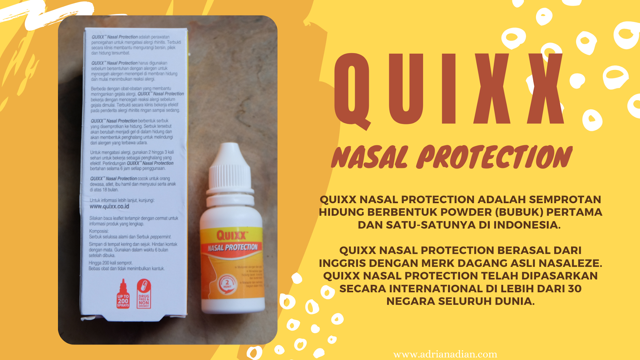 QUIXX Nasal Protection: Berikan Perlindungan Ekstra Sebelum Memakai Masker