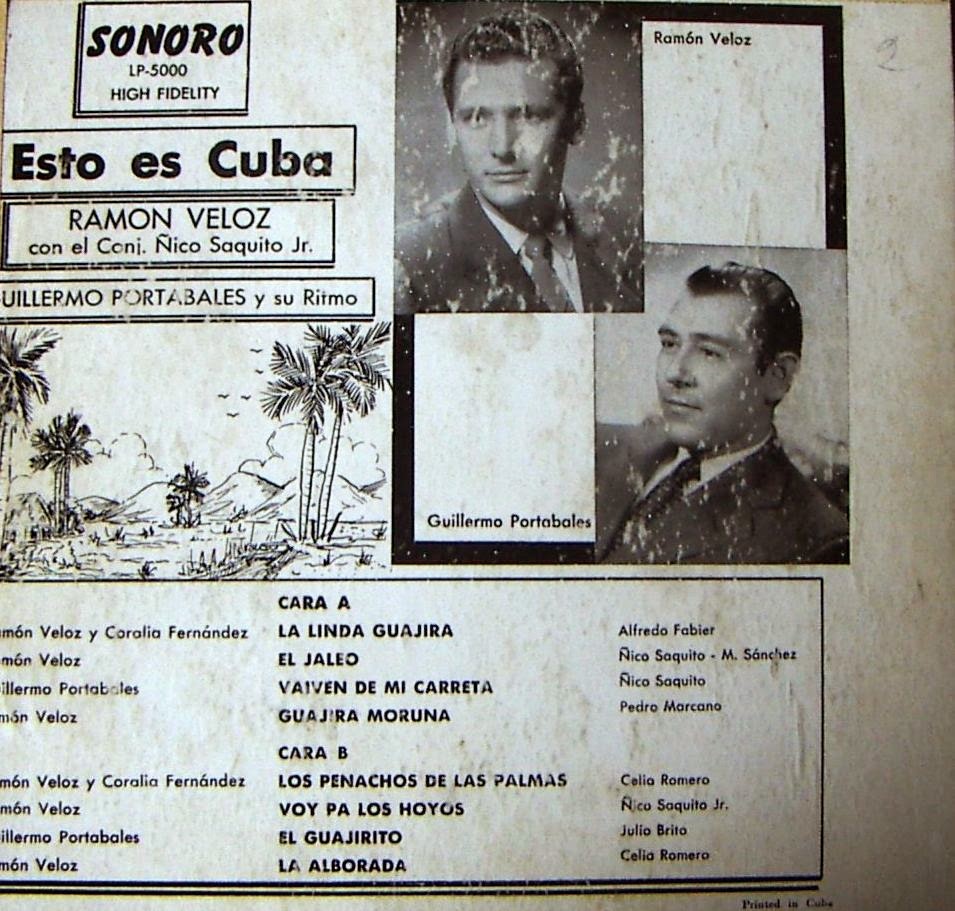 TROPICALES DEL RECUERDO: Ramon Veloz & Guillermo Portabales - Esto Es Cuba