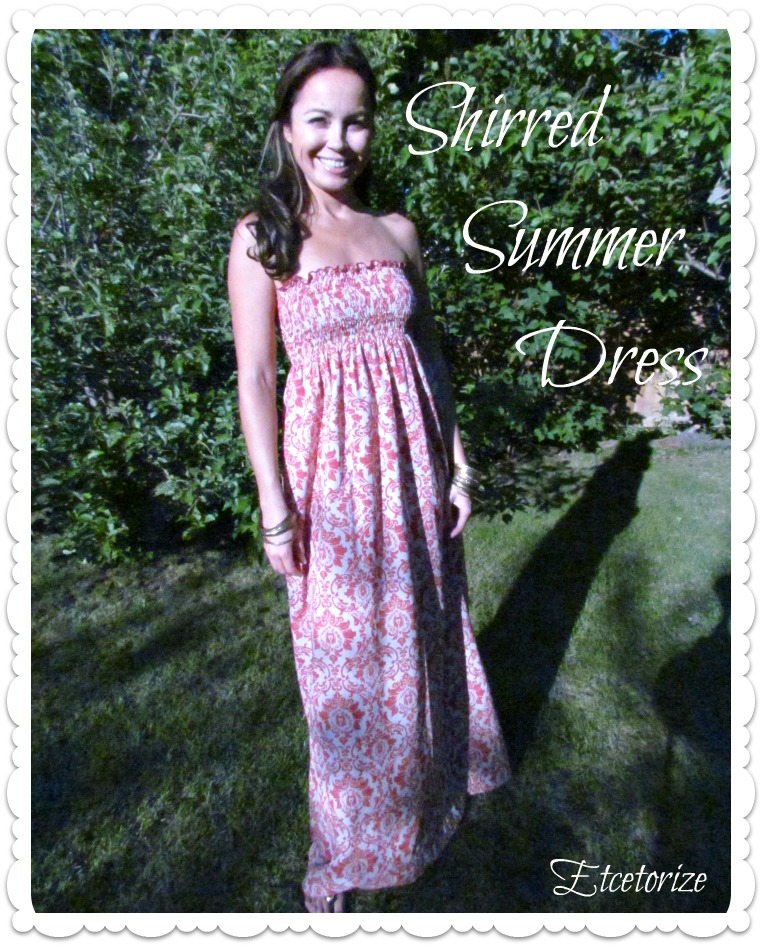 Etcetorize: Shirred Summer Dress