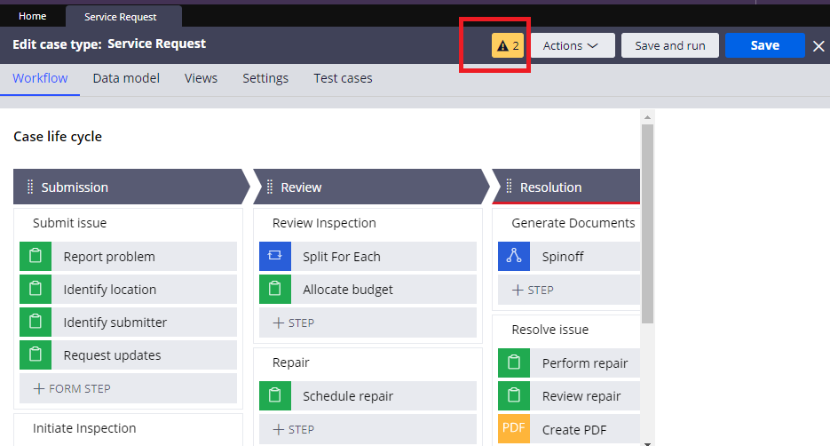 Pega automatic draft off mode for processes in case types | Pega Help | Case Management ...
