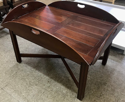 Uhuru Furniture & Collectibles: #472972 Hardwood Butler-style Coffee ...