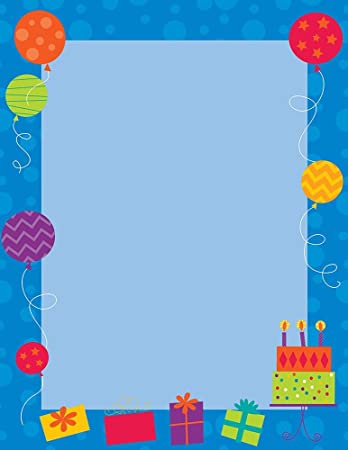 Birthday Letterhead - Birthday Letter