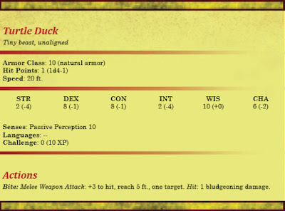 5e Avatar: Turtle Duck