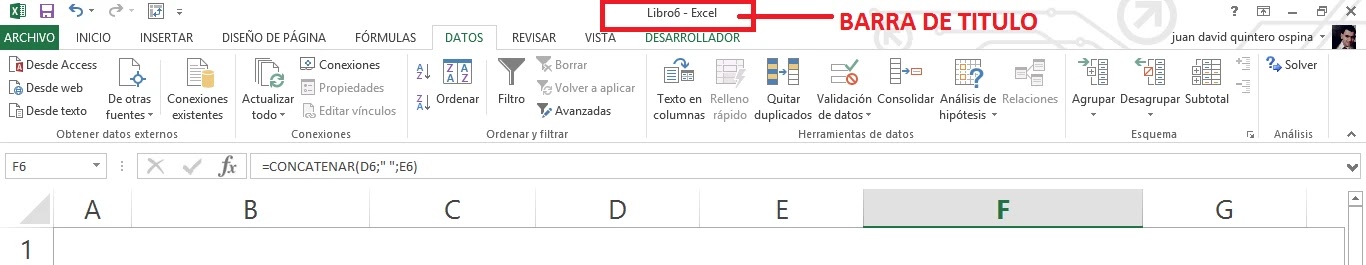 ¿Cuales son las Partes, Elementos y Componentes de la hoja de calculo ...