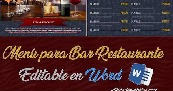 Men En Word Para Bar Restaurante Utilidades Webblog men-en-word-para-bar-restaurante-utilidades-webblog