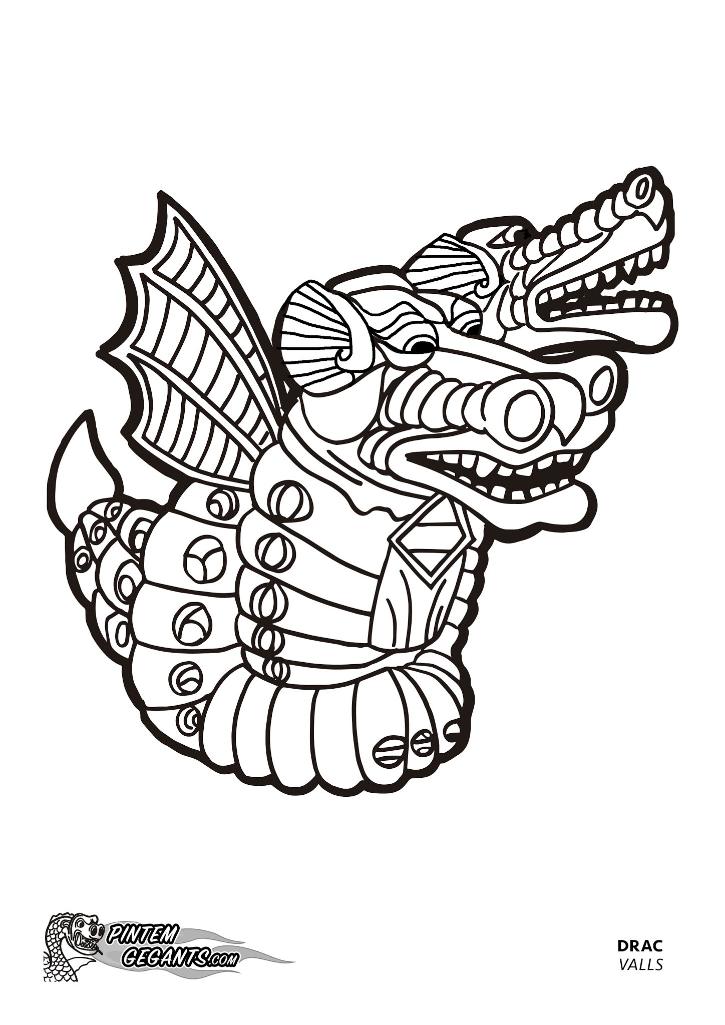 PINTEMGEGANTS.COM: EL DRAC DE VALLS