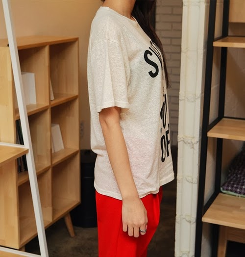 [Stylenanda] English Print Short Sleeve Shirt | KSTYLICK - Latest ...