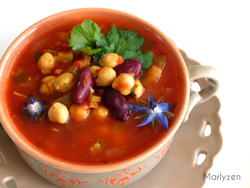 Soupe de pois chiches à la marocaine | Marlyzen, cuisine revisitée