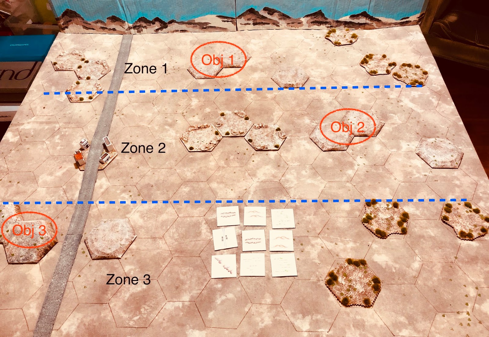 Grid based wargaming - but not always: WW2 campaign game scenario setup