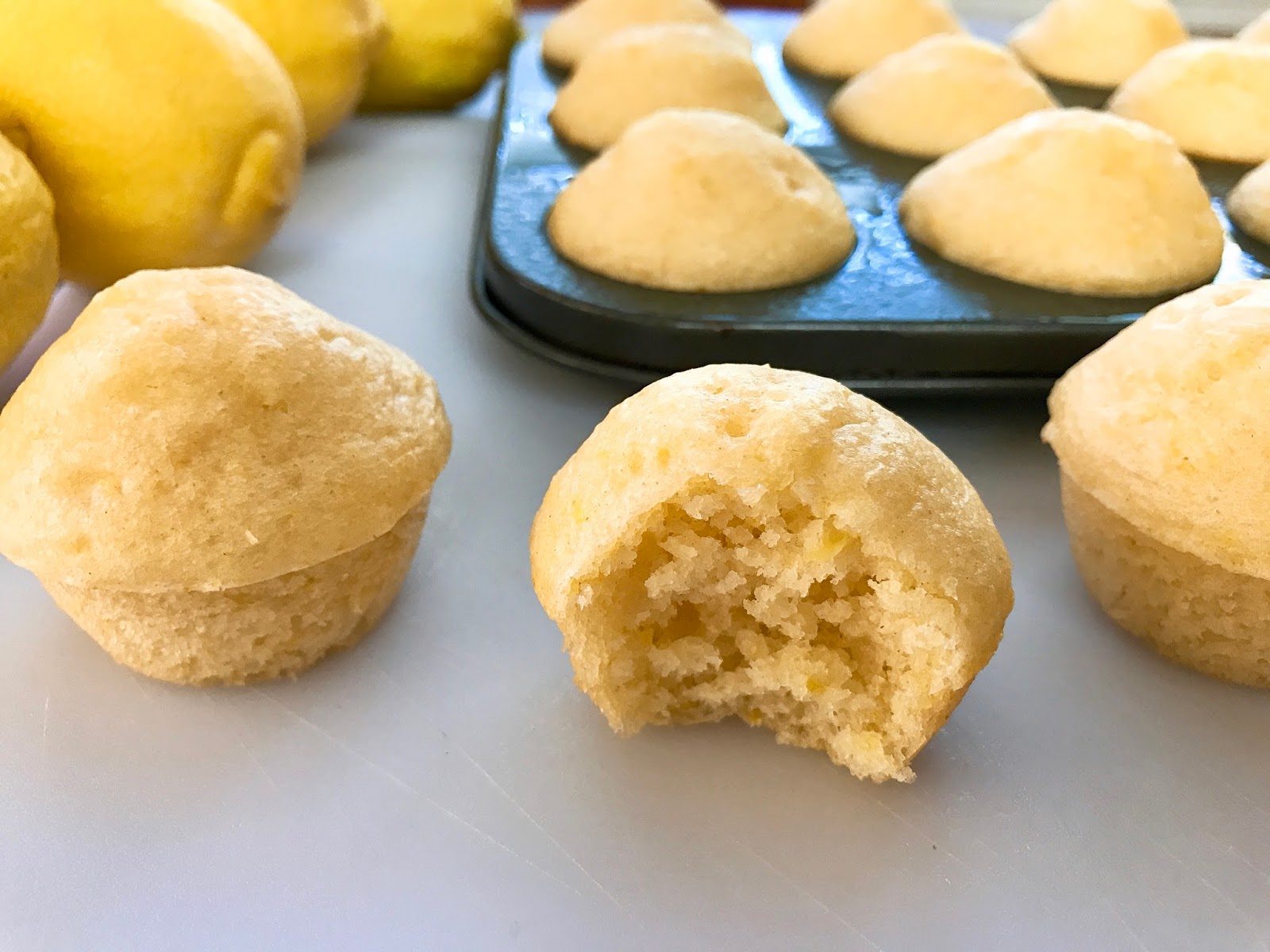 Healthy Lemon-Maple Muffins