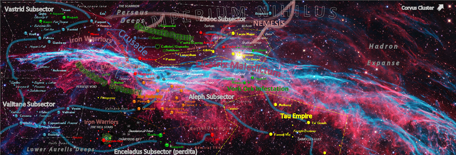 3-D star chart of the Corvus Cluster – THE CORVUS CLUSTER