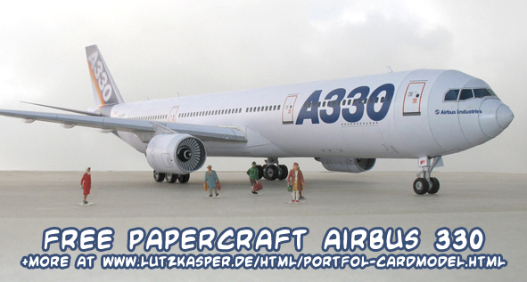 Ninjatoes' papercraft weblog: free papercraft Airbus A330