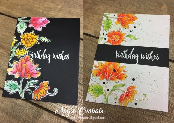 Cimbacreativefun: Two Birthday Cards