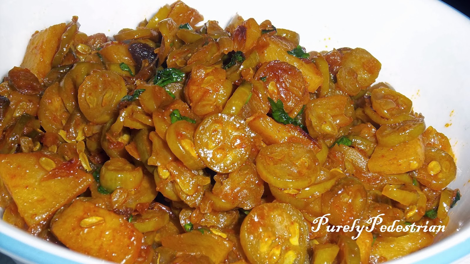 Purely Pedestrian: Tendli / Tindora / Ivy Gourd Sabzi