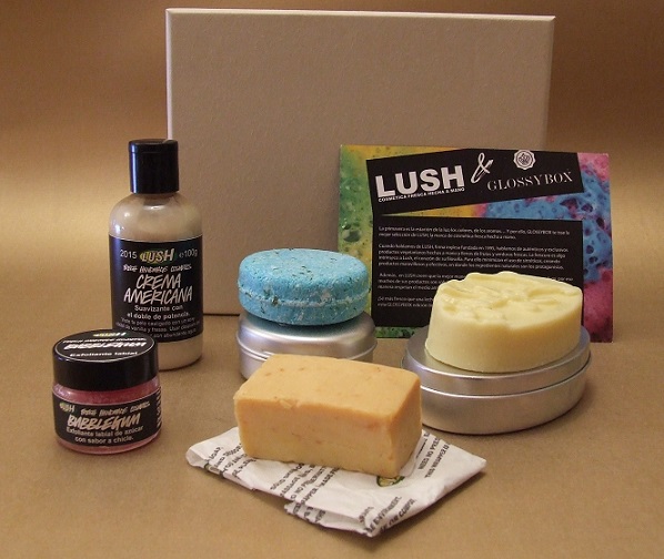 Cosmética en Acción: GLOSSYBOX – edición especial LUSH