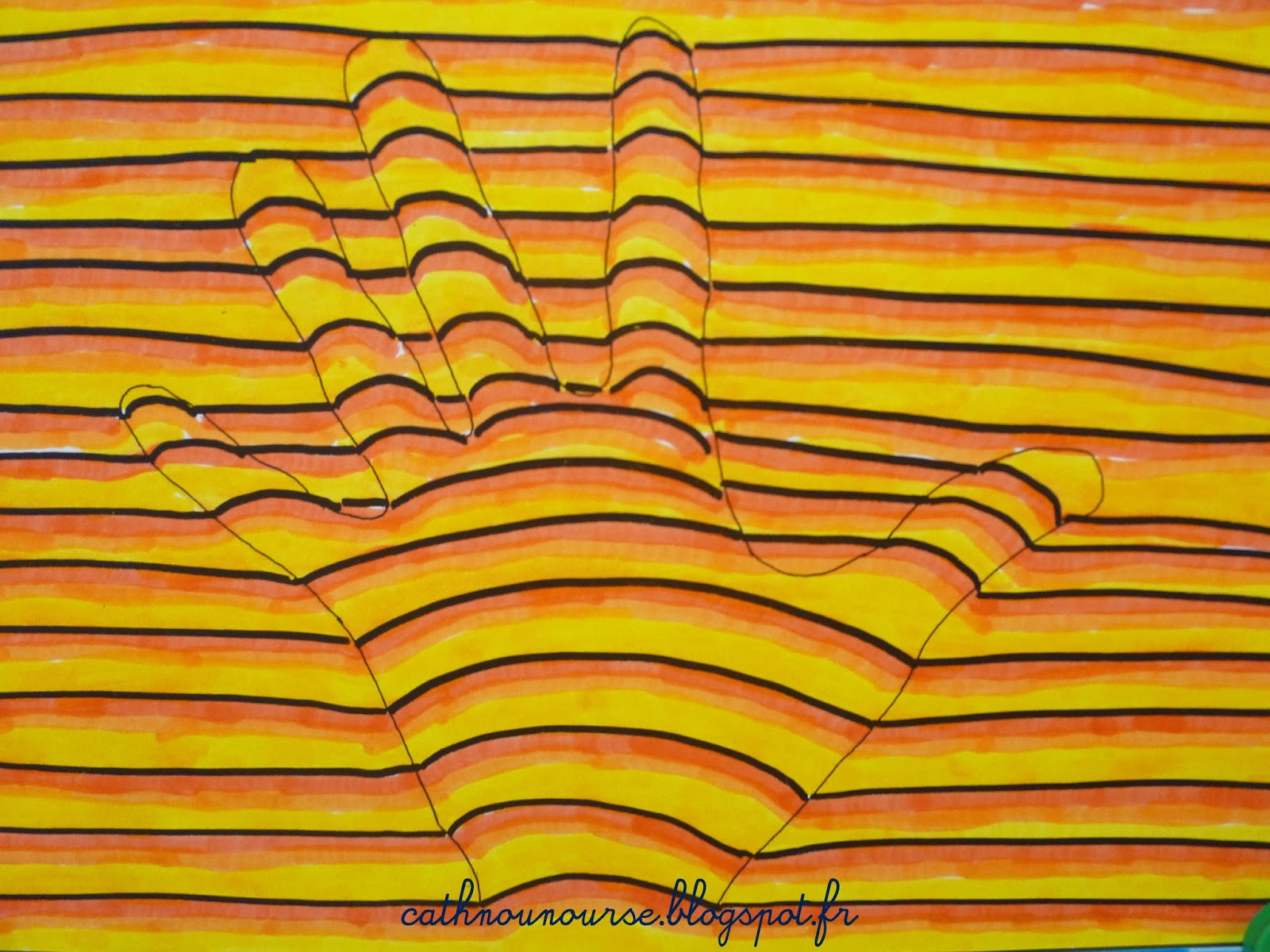 Le blog de Cathnounourse: mains en 3D au CP