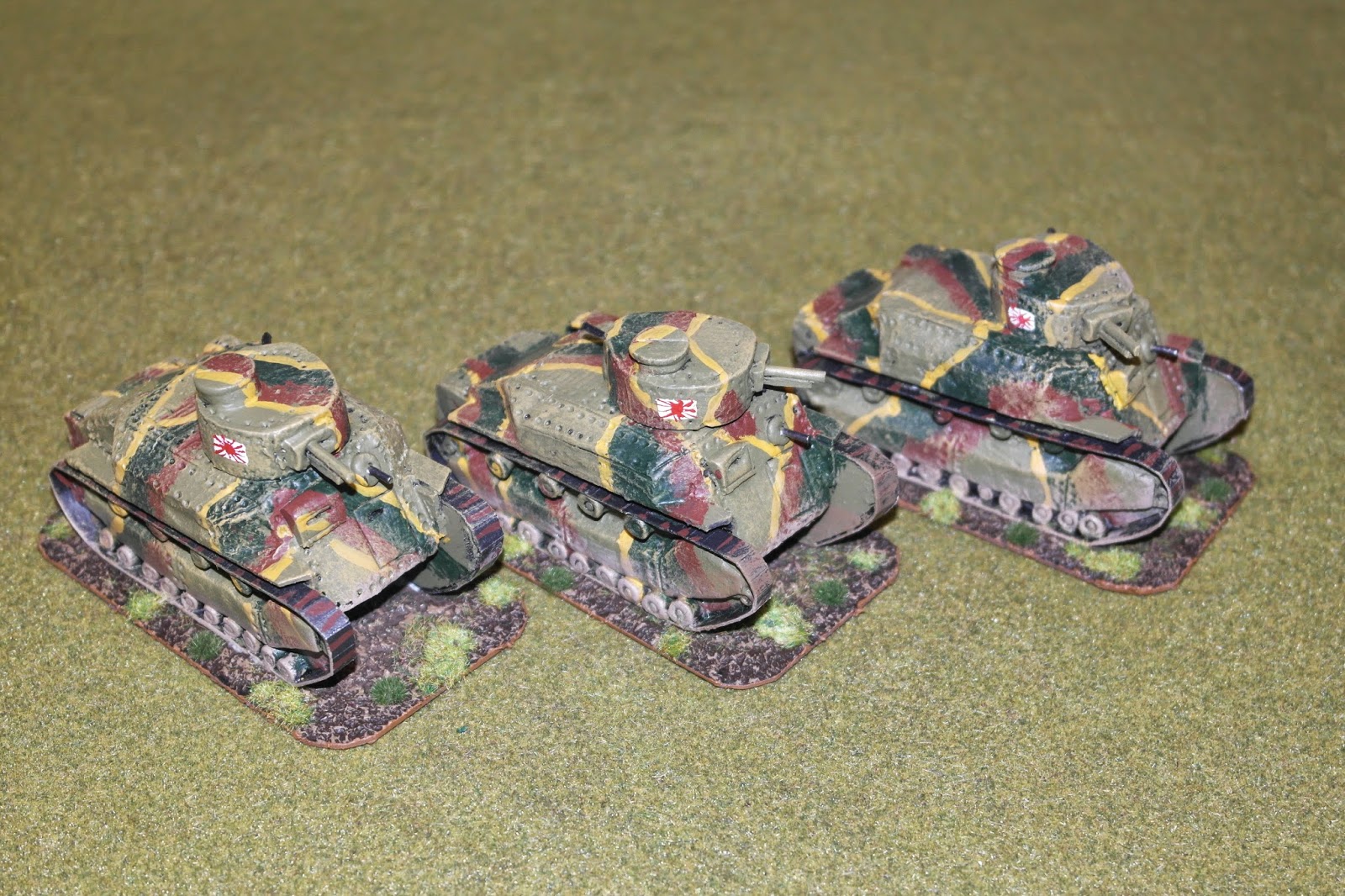 Turbil Miniatures: Japanese Type 89 Tanks 28mm