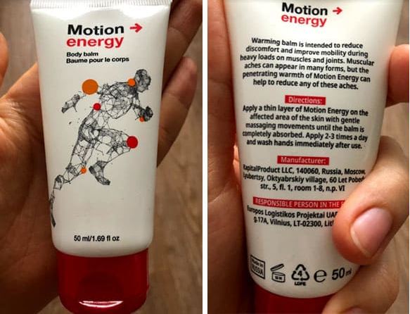 Motion Energy Gel is an effective remedy for osteochondrosis ...