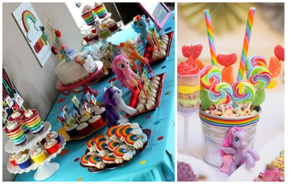 Ideas increíbles para una decoración de cumpleaños de little pony ...