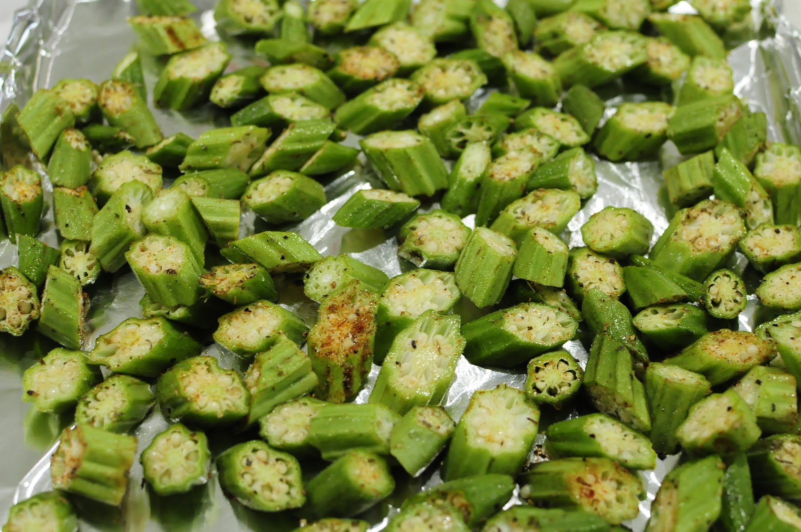 Asian Family Recipes: Roasted Okra