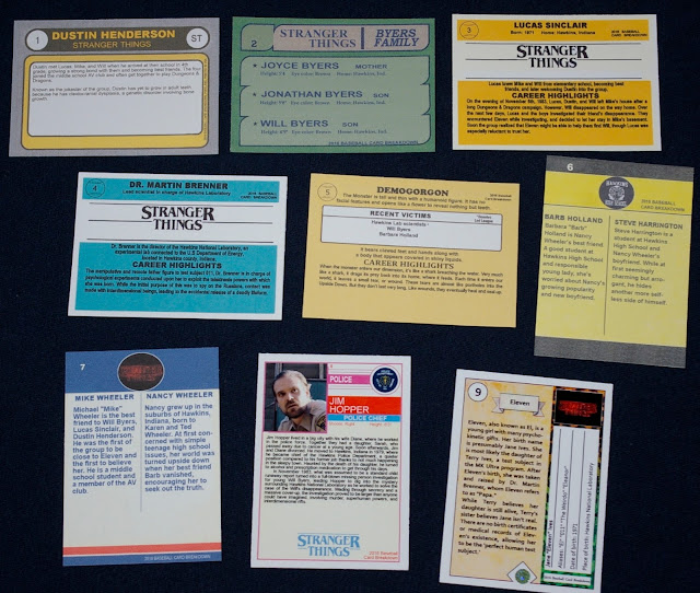 Baseball Card Breakdown: Stranger Things custom cards