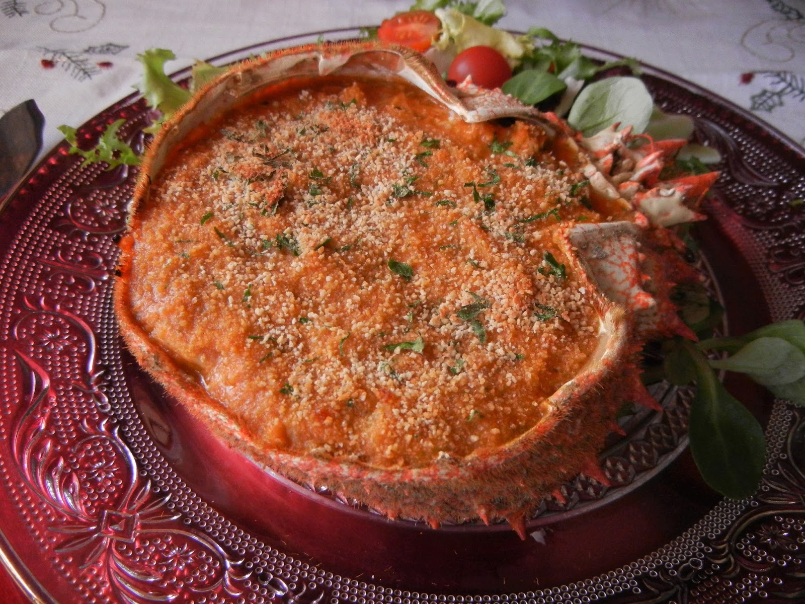 Los fogones de Alicia: CENTOLLO GRATINADO