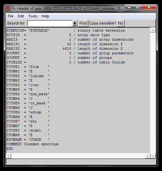 Dissecting Fits Files The Fits Extension And Astronomy