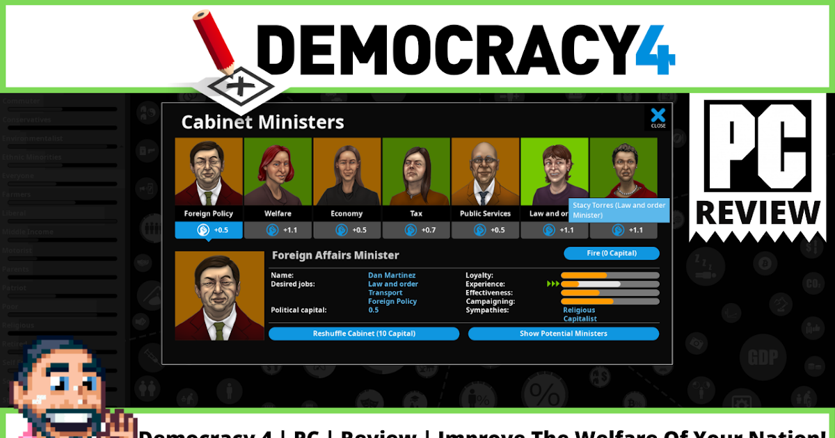 🗳️ Democracy 4 | PC | Review | Improve The Welfare Of Your Nation! 🗳️ ...