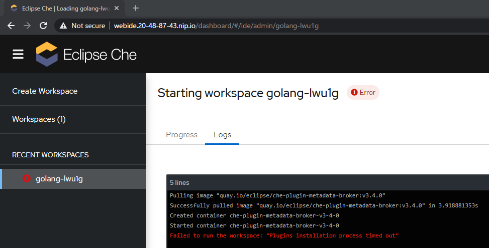 Eclipse Che と Azure Firewall を組み合わせて使いたかったけどダメだった。 - mikoto2000 の日記