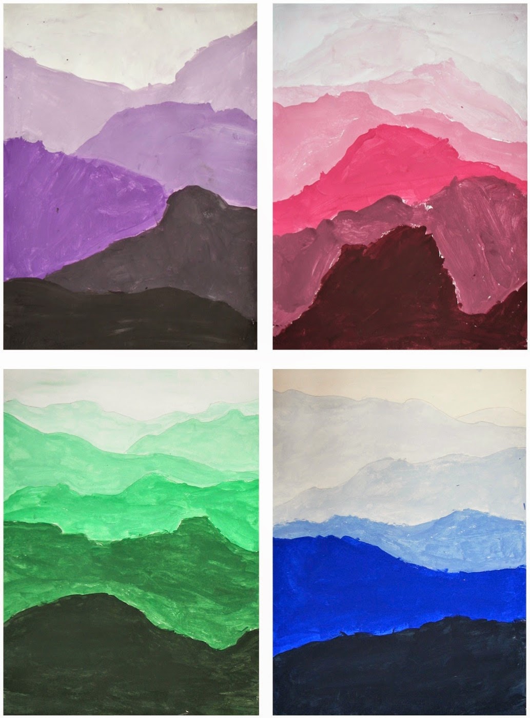 The Rolling Artroom: Value Landscapes (4th-6th Grade)