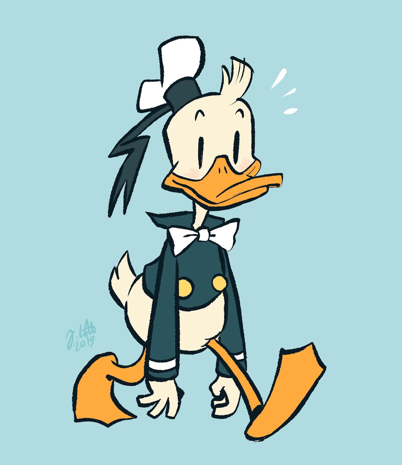 Johannes Lott - Blog: Donald Duck Fanart
