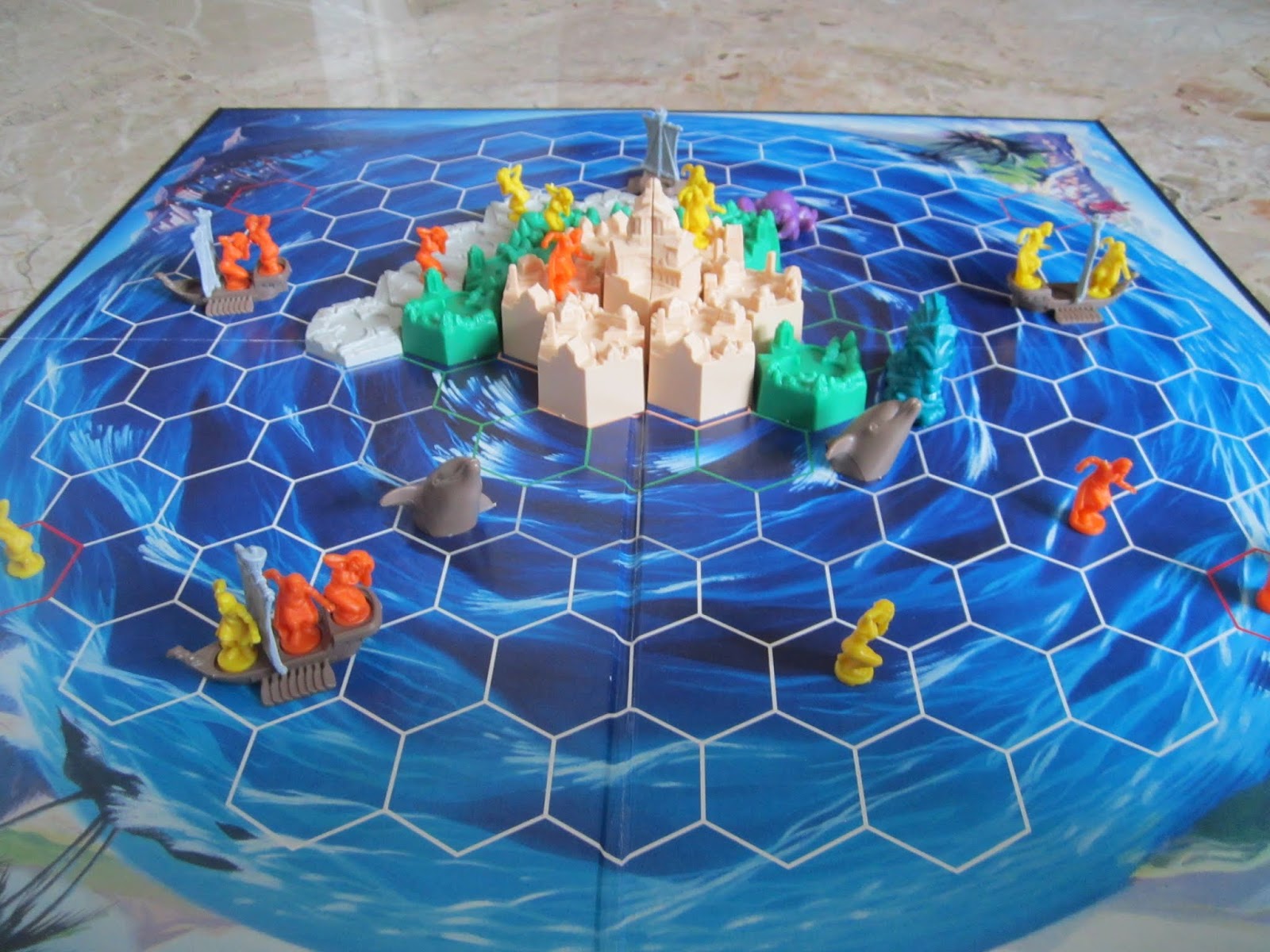 La soffitta di laa laa e po: Atlantis - gioco da tavolo - Parker -1996
