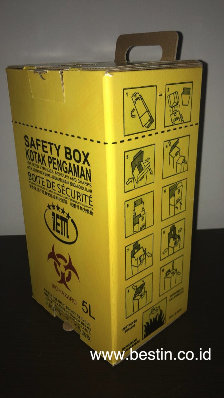 Safety box Tempat limbah medis