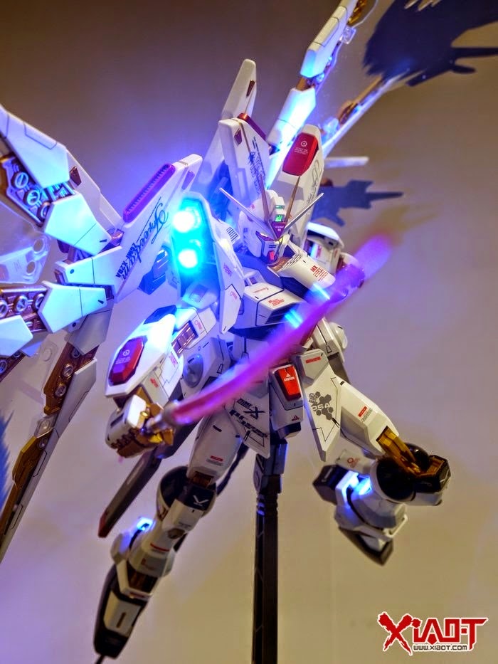 Gundam Family: MG 1/100 Strike Freedom Gundam Custom Build with LED