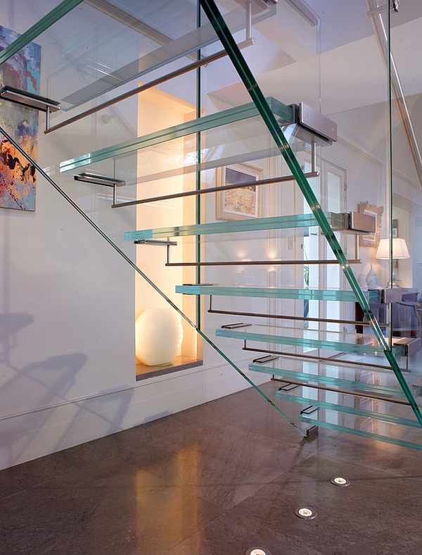 Ideas for integrating a glass ladder into your home - Lady's Houses