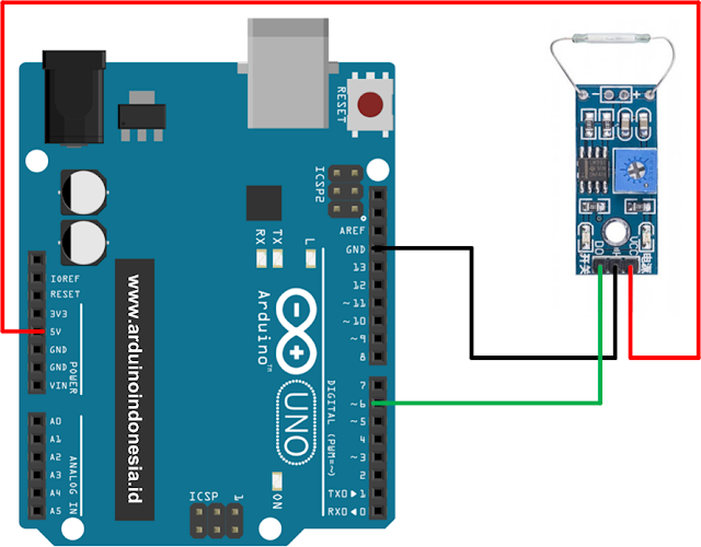 Cara Mengakses dan Pemrograman Reed Switch Sensor Menggunakan Arduino ...