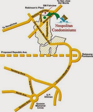 Neopolitan Condominium: Vicinity Map