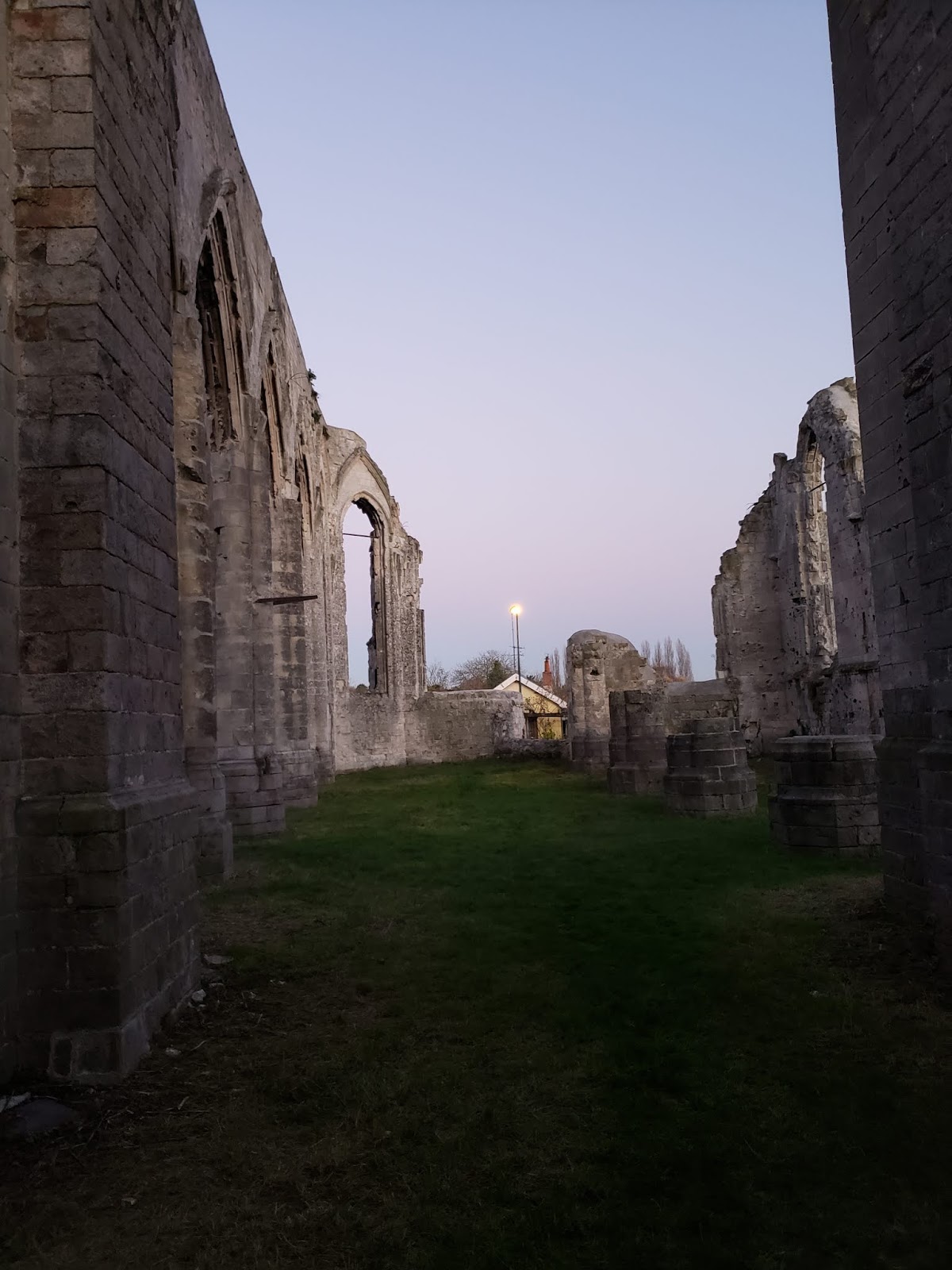 Churches of the East: The ruins of of Saint Albain Nazaire, France.