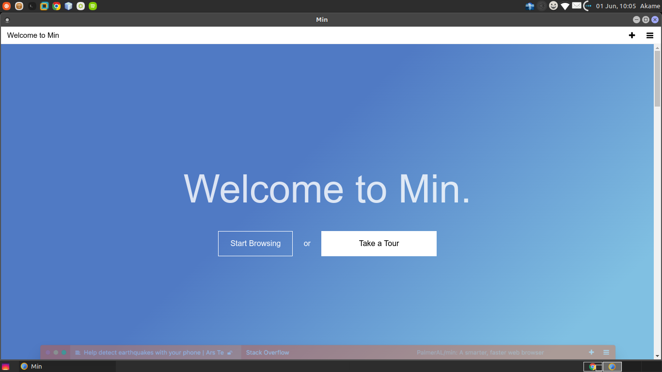 Min, Web Browser Minimal dan Open Source Untuk Linux - LinuxSec
