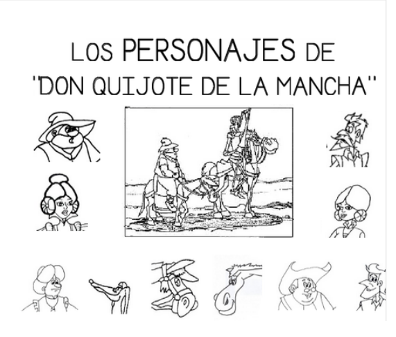 RINCÓN DE LECTURA MANUELISTA: PERSONAJES DON QUIJOTE DE LA MANCHA PARA ...