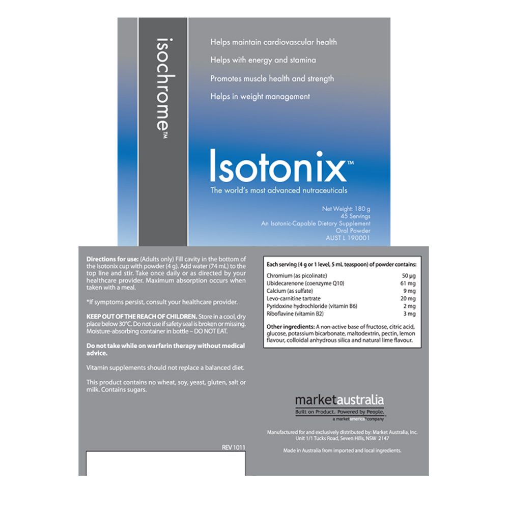 Sarah Jane: Isotonix Isochrome™: