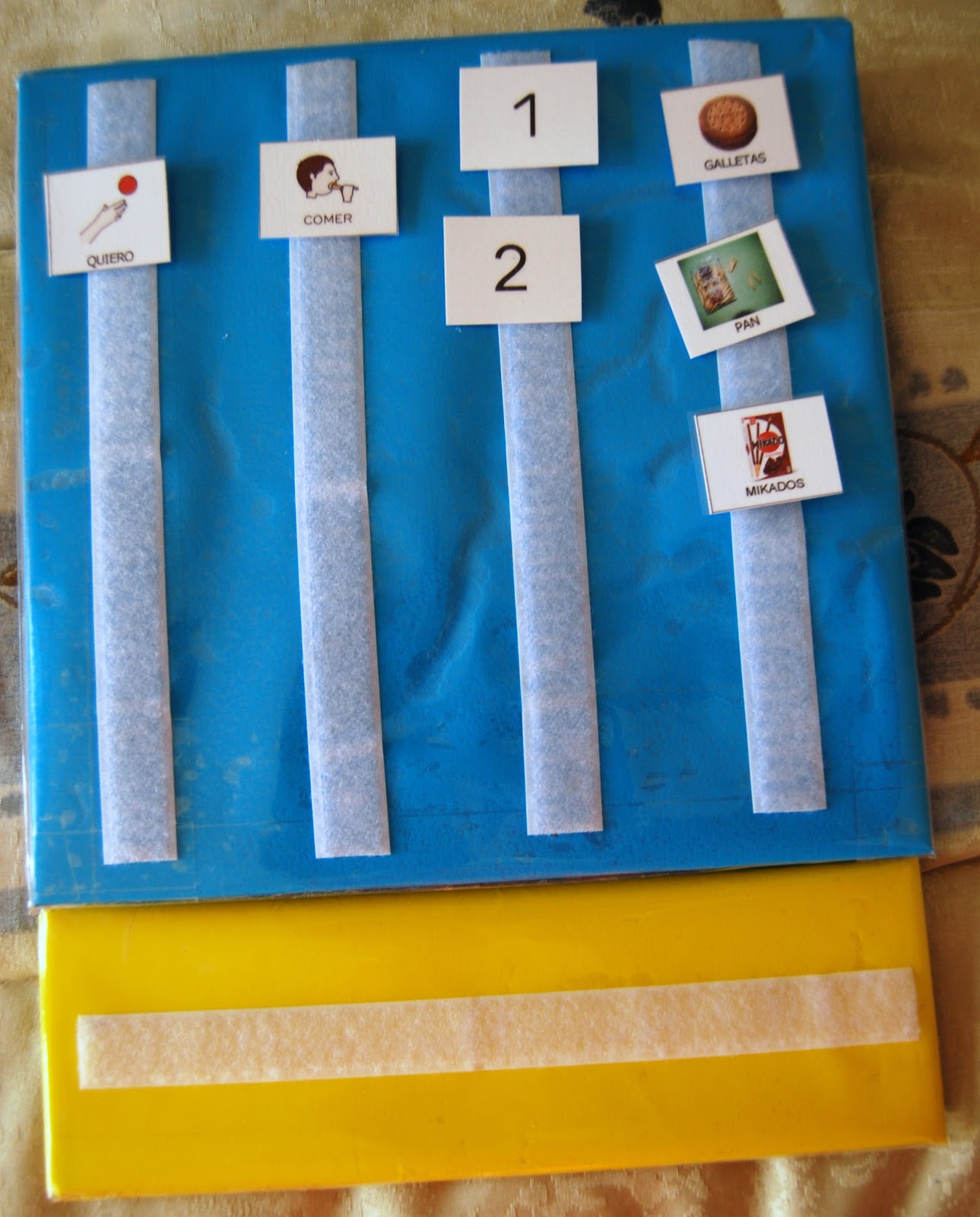 El baúl de A.L: PECS: Libro de comunicación "TIRA FRASE"