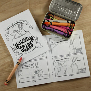 Free Kid Halloween Comic to Download & Color