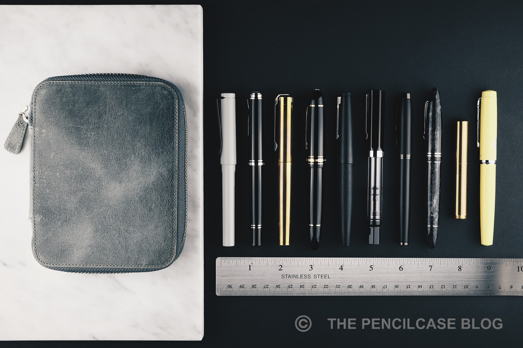 REVIEW: GALEN LEATHER ZIPPERED 3 & 10 PEN CASES | The Pencilcase Blog ...