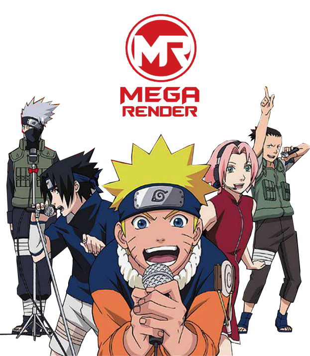 Render Naruto All Stars Uzumaki Naruto, Uchiha Sasuke, Haruno Sakura ...