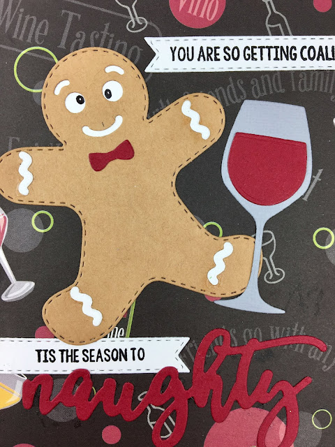 Made By Meghan K: This Gingerbread Man Loves Red Wine