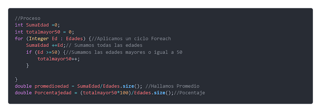 Registro de EDADES en Java | Promedio y Porcentaje de edades