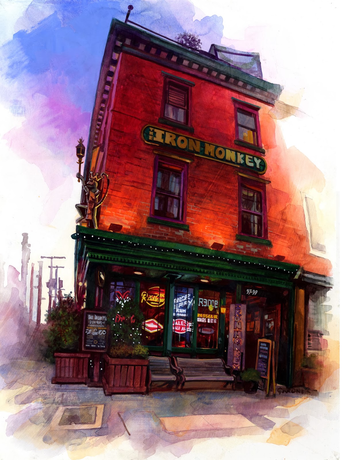 SKETCH OF THE DAY: The Iron Monkey