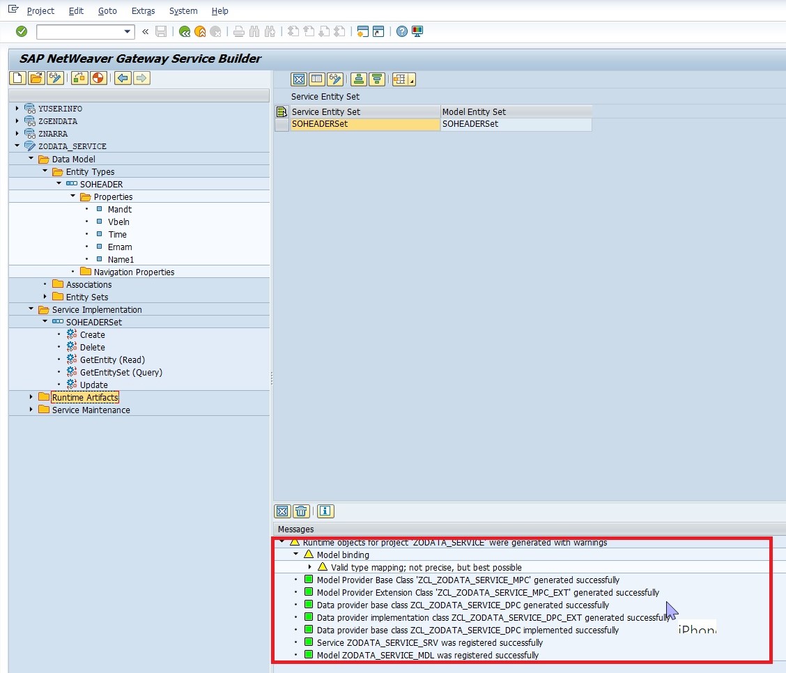 SAP ABAP Central: Display Messages in ODATA Header Response while success and update and usage ...