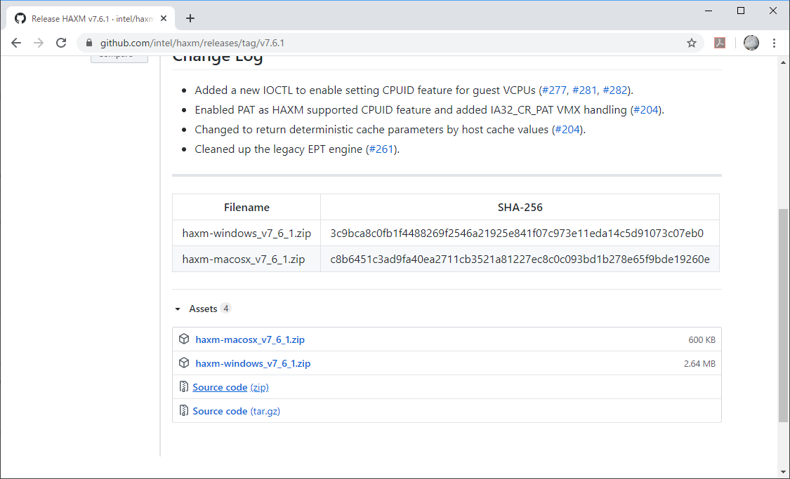 Intel Hardware Accelerated Execution Manager Haxmのインストール方法